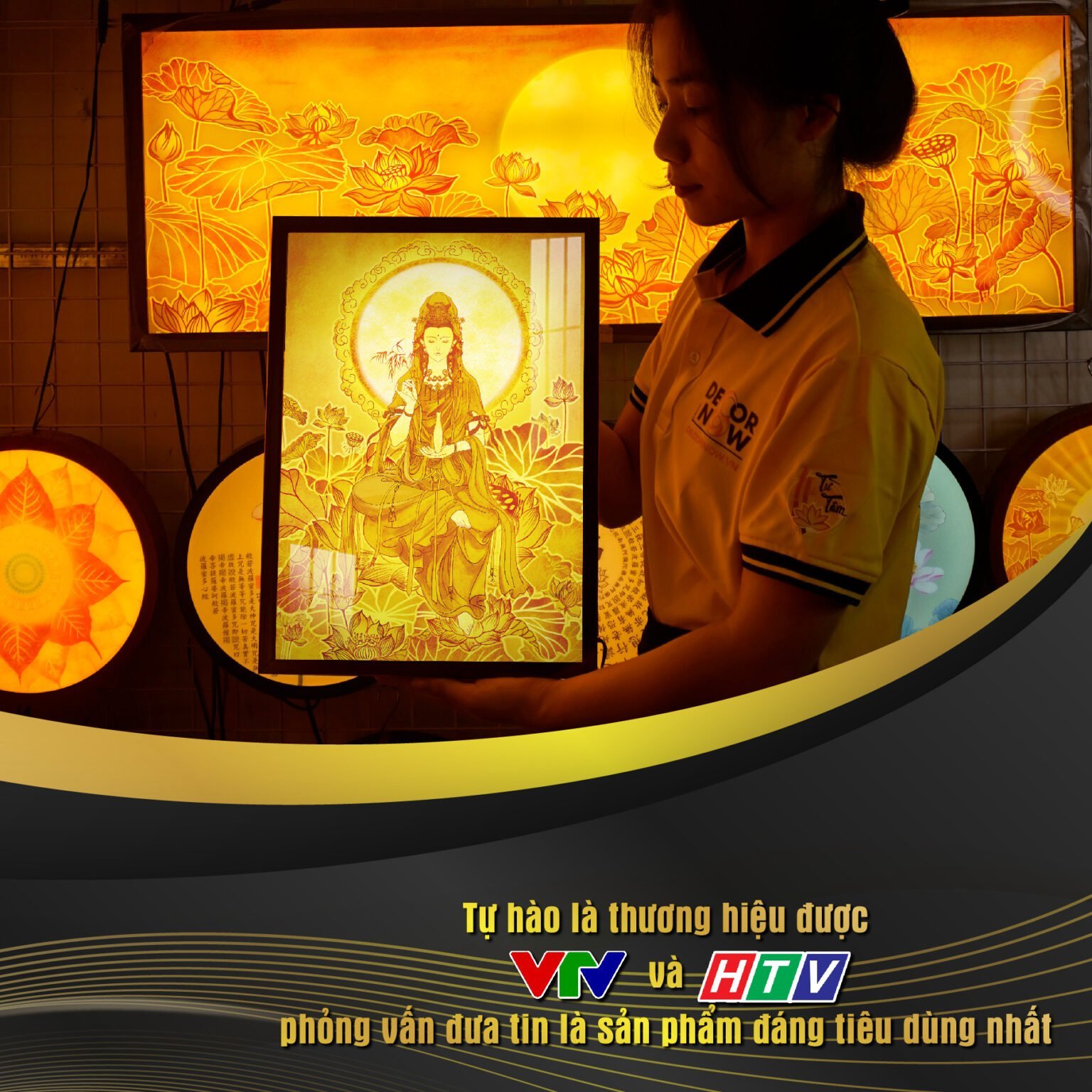 Tranh Trúc Chỉ In Đứng Họa Tiết Phật Thích Ca Dưới Gốc Cây Bồ Đề ...